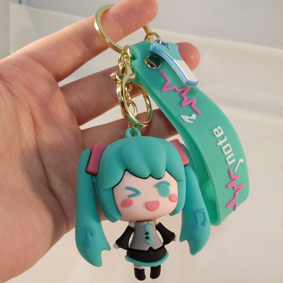 Accessories | Hatsune Miku Key Chain Key Ring Music Character Figurine ...